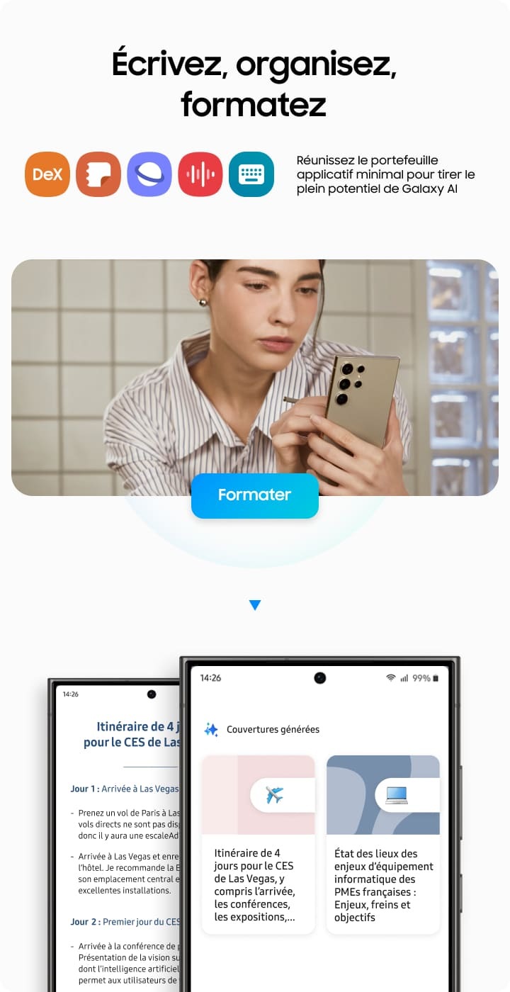 Faites équipe avec Galaxy AI | Samsung Professionnels France