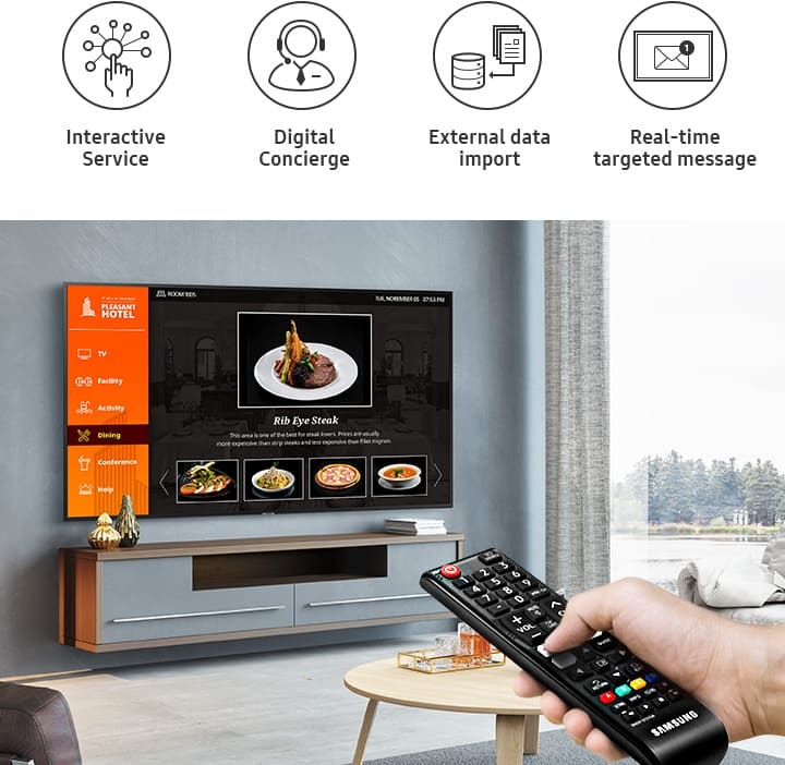 LYNK Cloud | Hospitality Display Solution | Samsung Business Canada