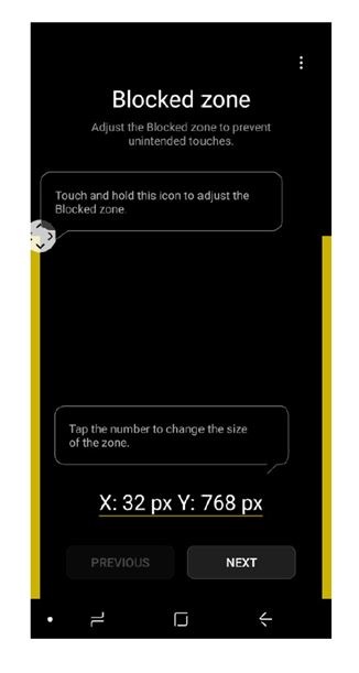 ‘Edge Touch’ app (Hong-Kong version): How can I Set the ‘Touch Area ...