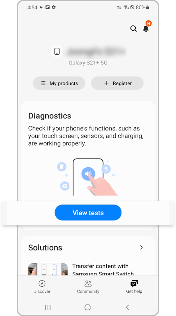 The proximity sensor is not working properly | Samsung HK_EN