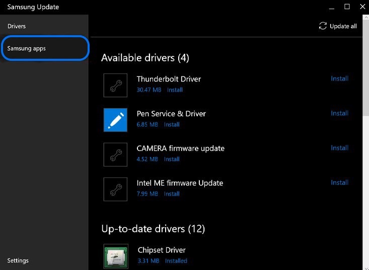 How to install and update software using the Samsung Update Samsung ...