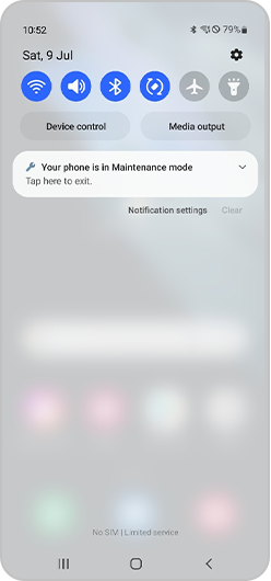 How to terminate the Maintenance mode For Galaxy Mobiles? | Samsung Gulf