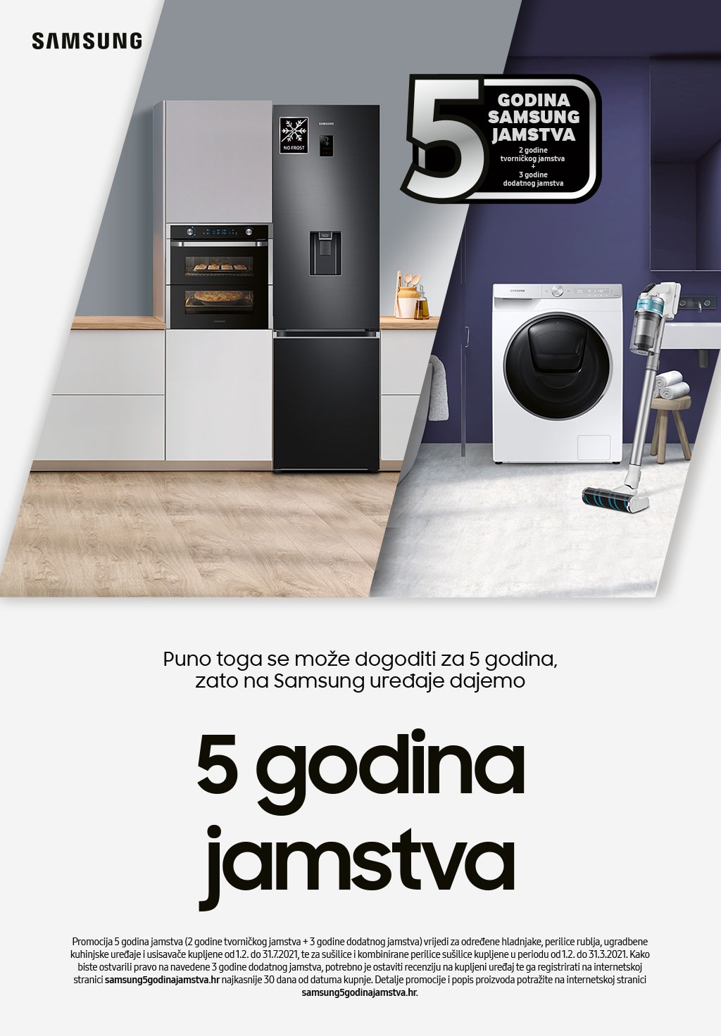 Promocija bijele tehnike: 2+3 godine jamstva za vašu bezbrižnost ...