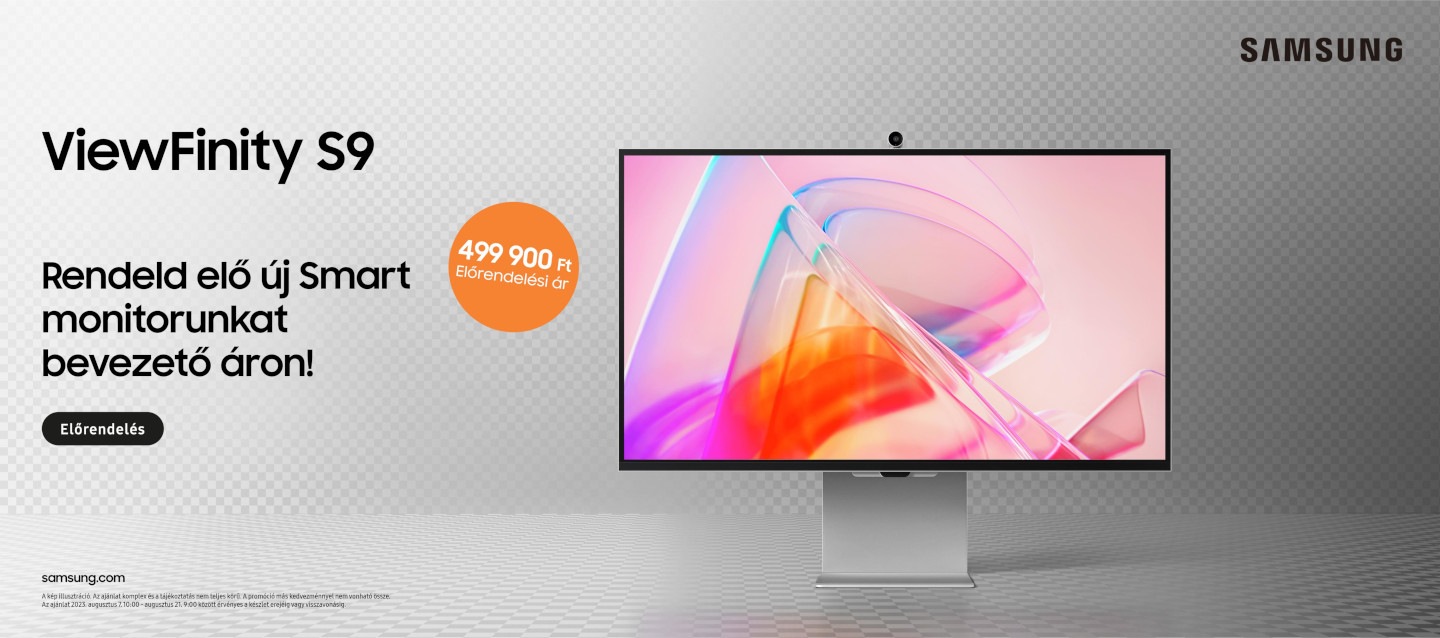 A Samsung bemutatja első 5K monitorát: érkezik a ViewFinity S9 ...