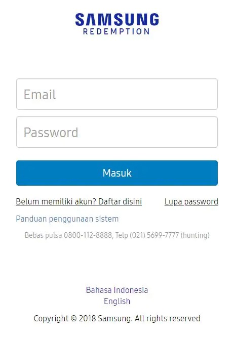 Samsung Redemption | Samsung Indonesia