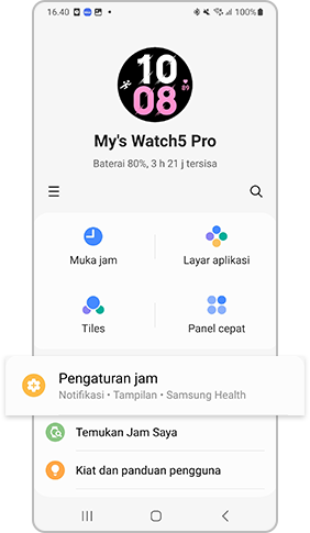 Cara menyesuaikan pengaturan tombol Beranda di Samsung Galaxy Watch ...