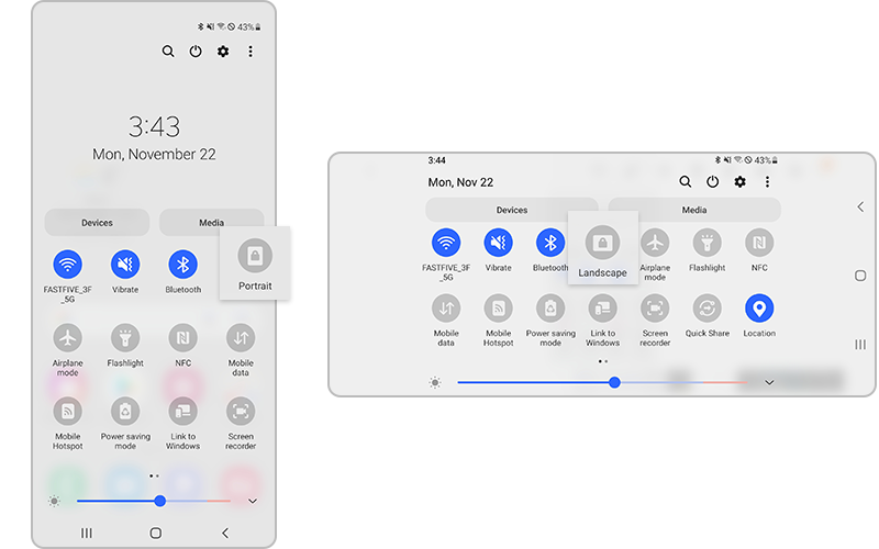 Cara menghidupkan dan mematikan rotasi otomatis layar ponsel Galaxy Anda