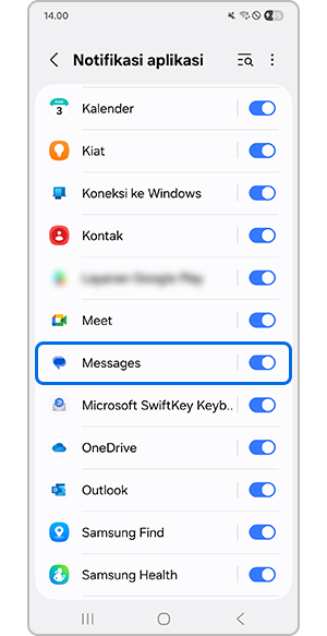 Cara menggunakan pengaturan notifikasi yang diperbarui di Samsung One ...