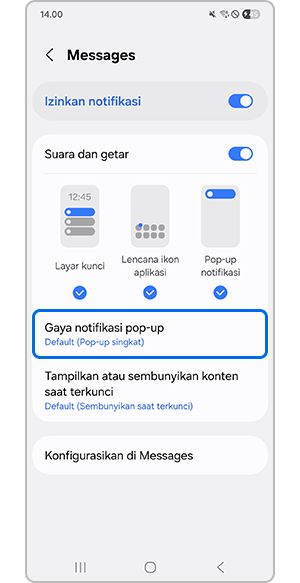 Cara menggunakan pengaturan notifikasi yang diperbarui di Samsung One ...