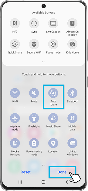 Apa yang harus dilakukan jika layar ponsel Galaxy tidak berputar