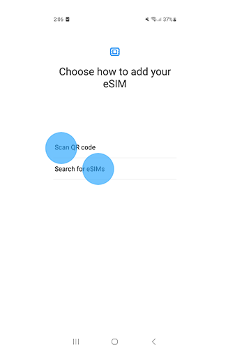 Pengaturan e-sim dan kecepatan refresh tampilan layar Tab S9 FE