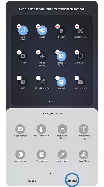 Cara menghidupkan dan mematikan rotasi otomatis layar ponsel Galaxy Anda