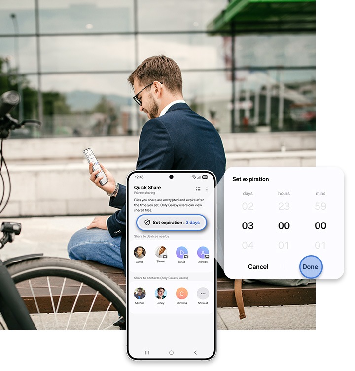 Quick Share | Apps & Services | Samsung IE