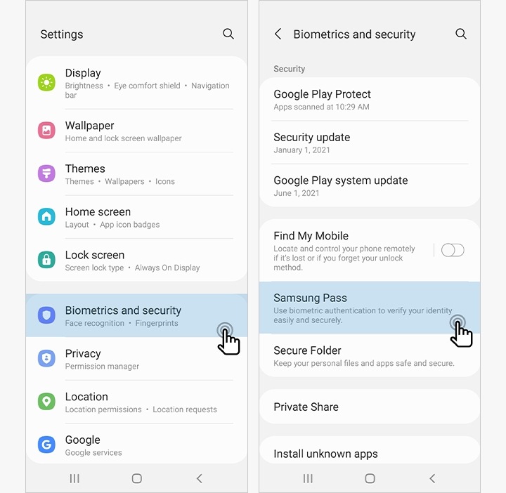 Samsung Pass | Apps & Services | Samsung IE