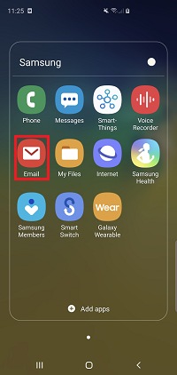 How do I use the Samsung email app? | Samsung Ireland