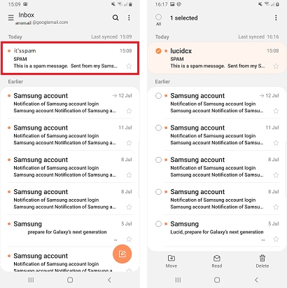 How do I use the Samsung email app? | Samsung Ireland