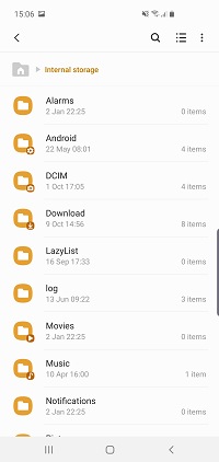 Where can I find downloaded files on my Samsung Galaxy smartphone ...