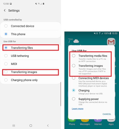 How do I transfer photos from my smartphone to my PC? | Samsung Ireland