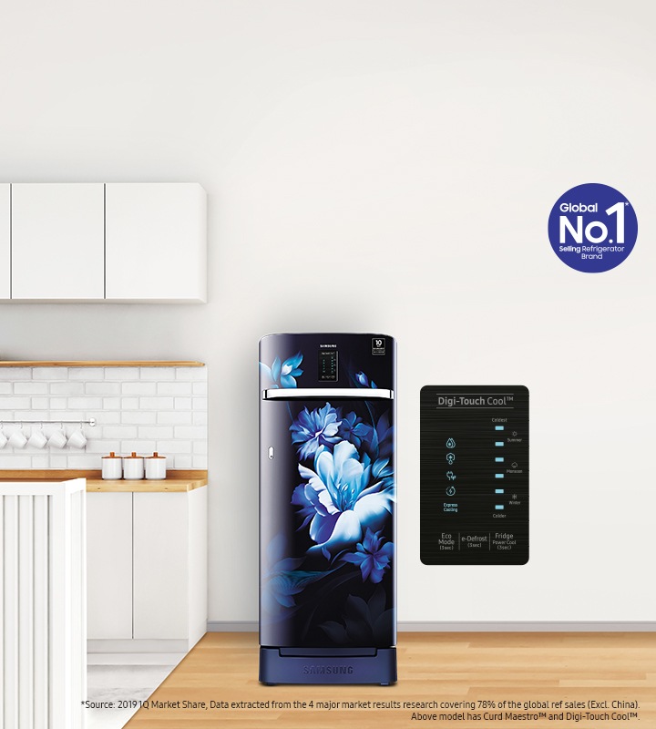 Single Door Refrigerators - Price & Specs | Samsung India