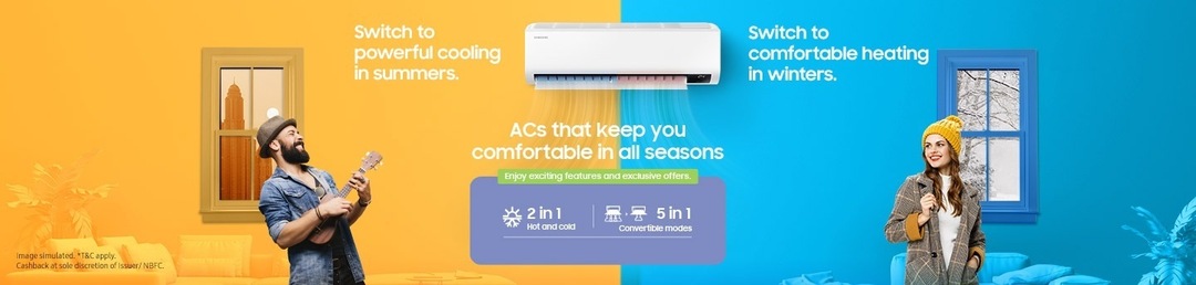 Air Conditioners | Inverter & Home AC | Samsung India