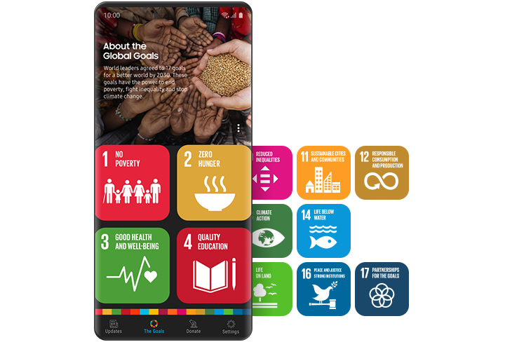Samsung Global Goals | Apps & Services | Samsung India