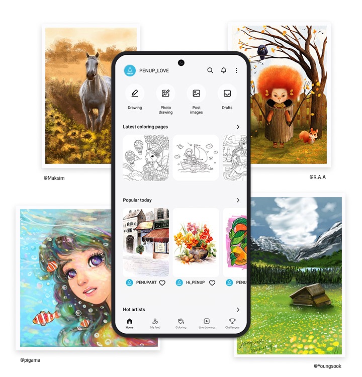 PENUP | Apps & Services | Samsung India