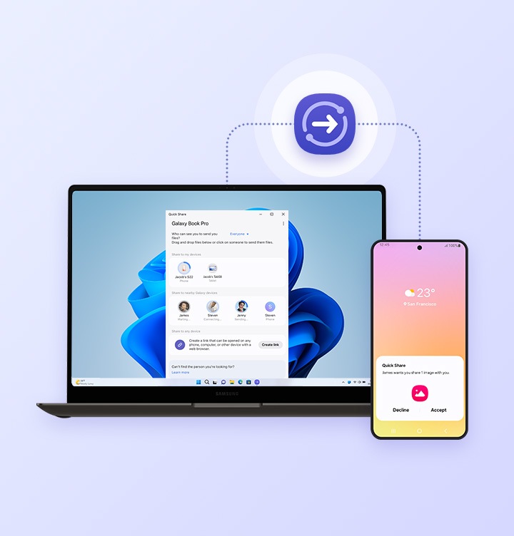Quick Share | Apps and Services | Samsung India