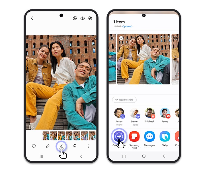 Quick Share | Apps & Services | Samsung India