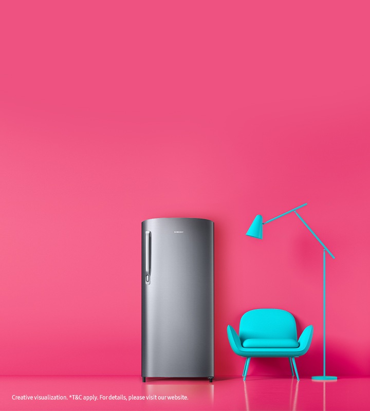 Single Door Refrigerators - Price & Specs | Samsung India