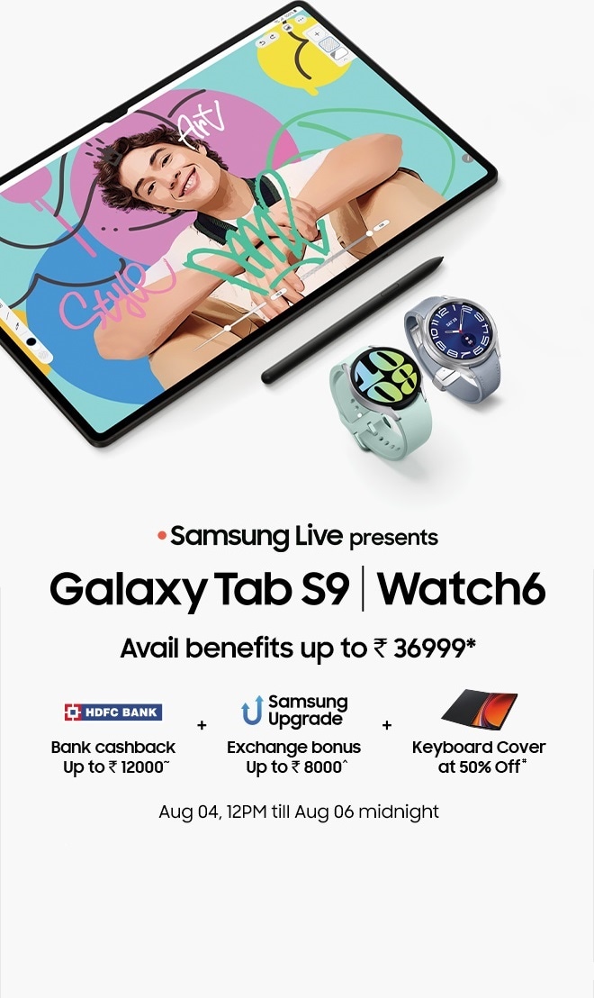 Buy Samsung Tabs - Latest Galaxy Series Tablets | Samsung India