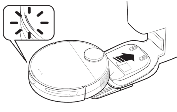 How to charge the Samsung Jet Bot+ vacuum cleaner | Samsung India