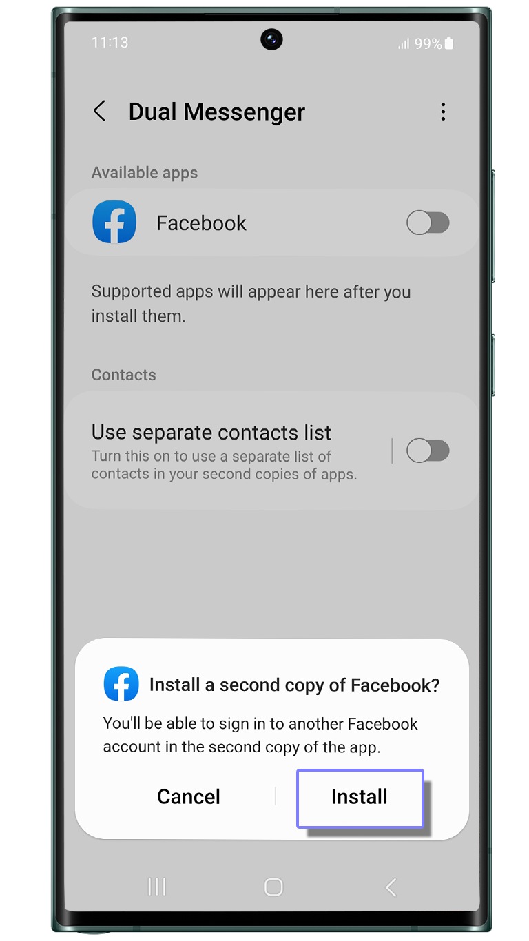 How to Activate Dual Messenger Feature? | Samsung India