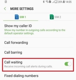 How to enable call waiting in samsung smartphones? | Samsung India