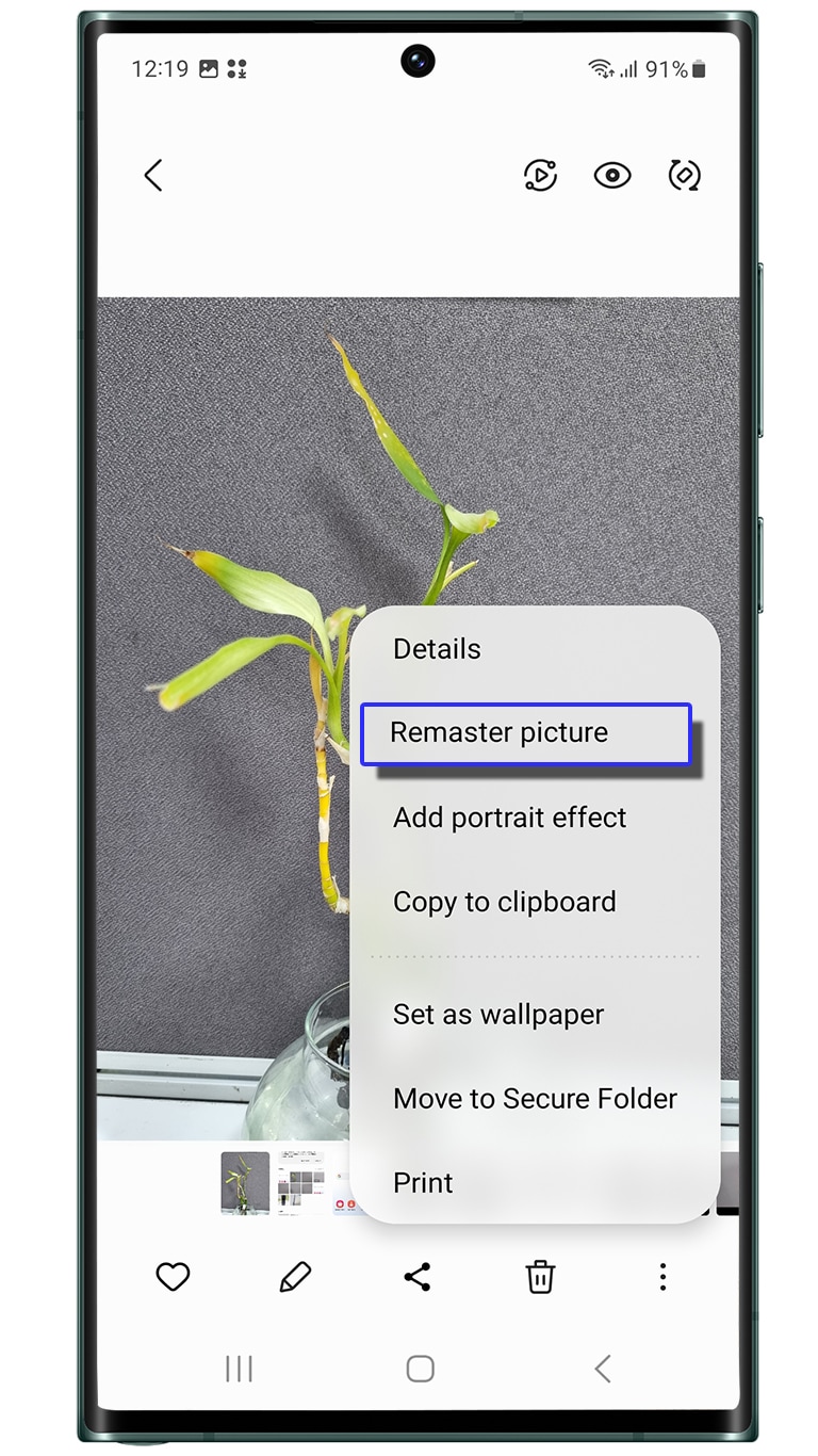 How to use Remaster picture feature on Galaxy Smartphones | Samsung India