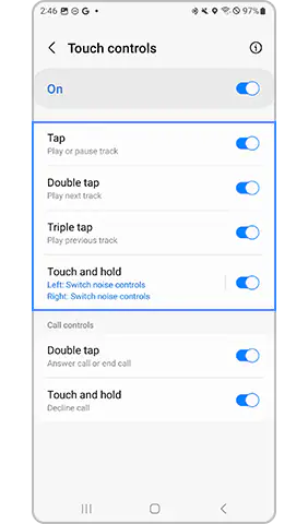 How to use touch command of Samsung Galaxy earbuds? | Samsung India
