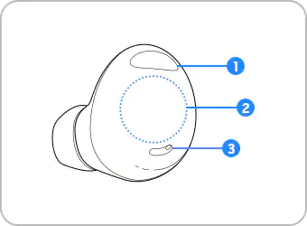 How to use touch command of Samsung Galaxy earbuds? | Samsung India
