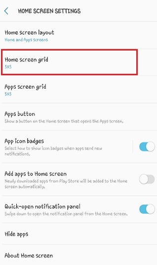 Samsung Smartphones: How to customize apps icon layout and grid size ...