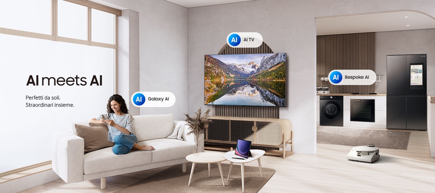 Prodotti Samsung con AI | Funzioni e dispositivi AI | Samsung Italia