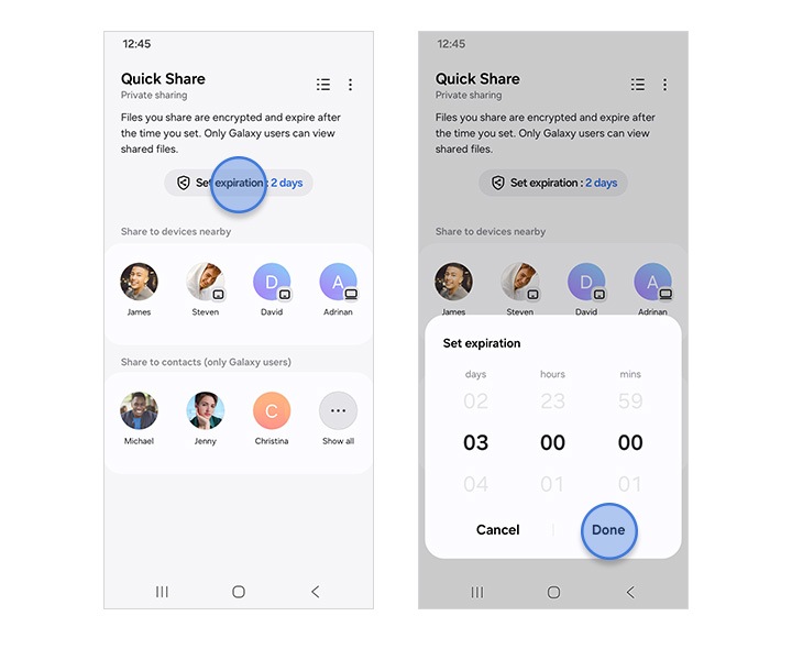 Quick Share | Apps e servizi | Samsung IT