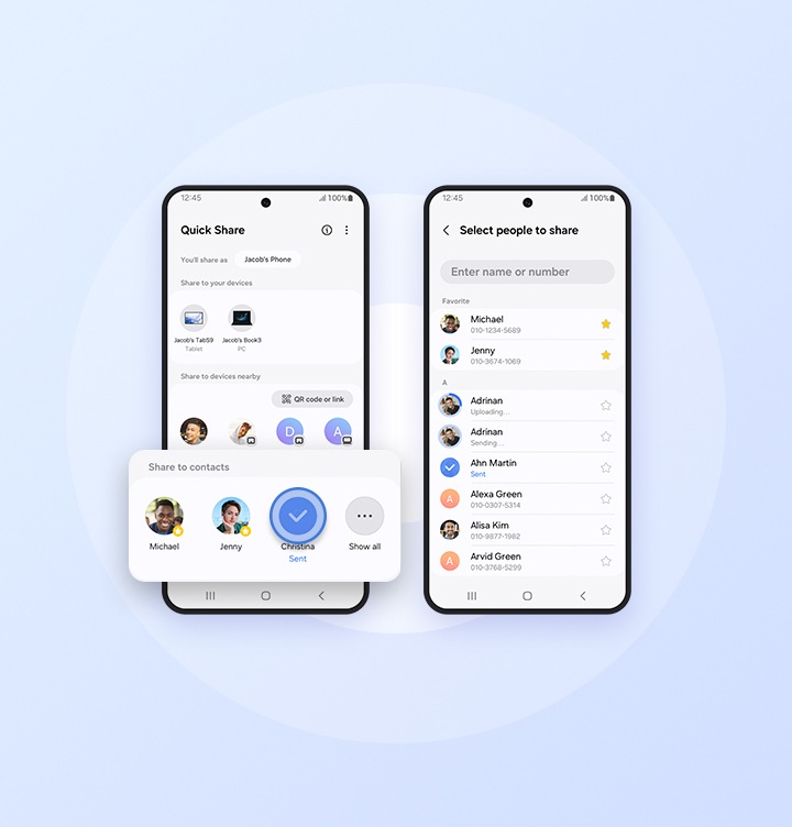 Quick Share | Apps e servizi | Samsung IT