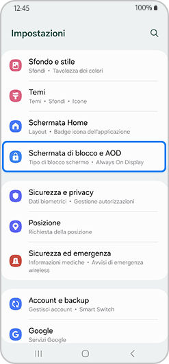 Quali metodi di blocco posso utilizzare sul mio dispositivo Samsung Galaxy? | Samsung IT