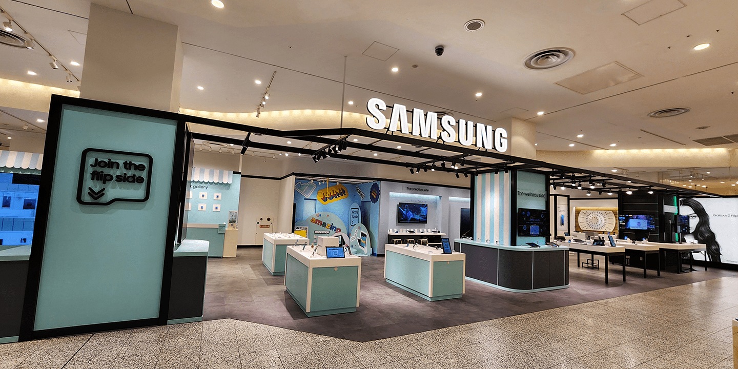 Samsung国内版 最新折りたたみスマートフォンの体験施設が8月22日(火)にNEW OPEN | Samsung Japan 公式