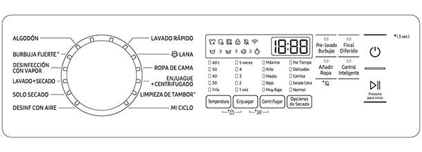 Bloqueo para niños de lavadora Samsung: ¿Cómo encender y apagar ...