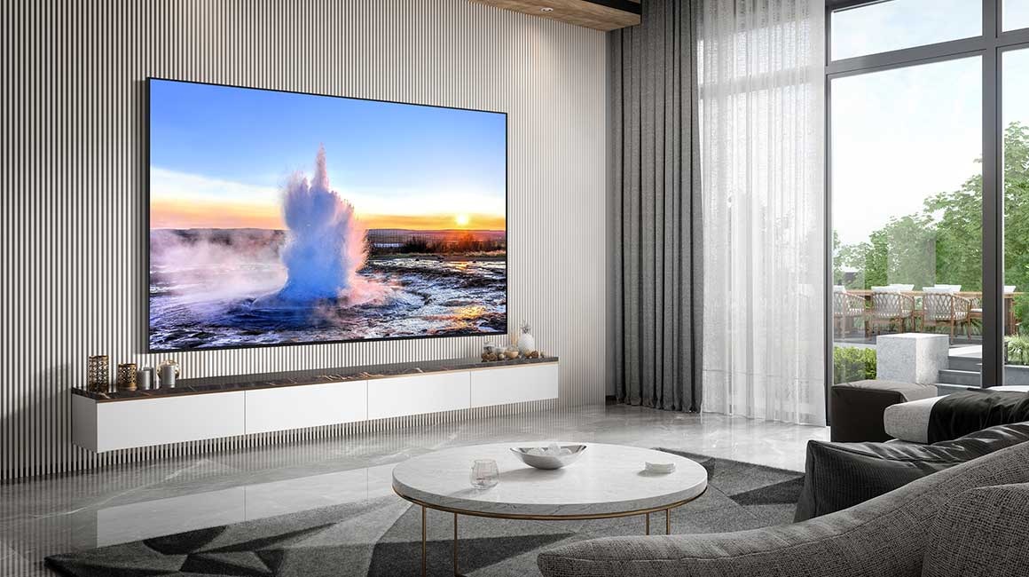 Televisor de pantalla grande - Televisor Samsung de tamaño grande ...