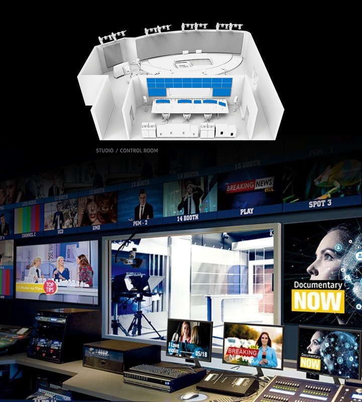 Broadcasting Display | Display Solutions | Samsung Business LATIN_EN