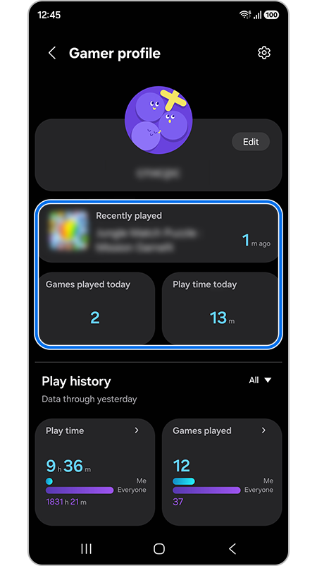 How to view play history data in Gaming Hub | Samsung Caribbean