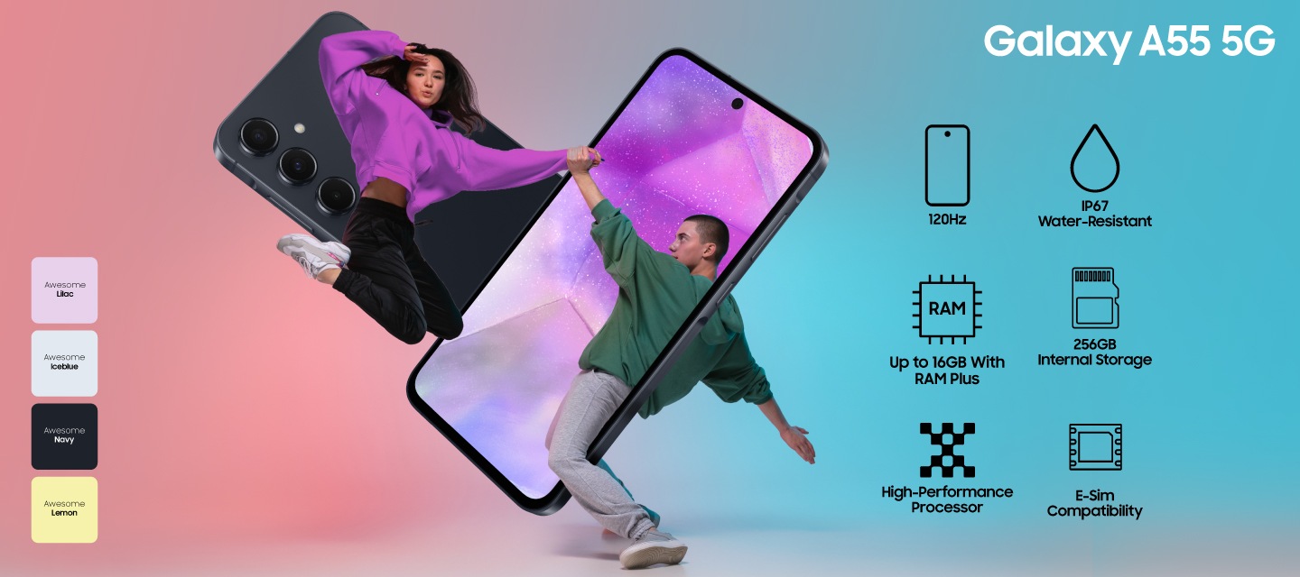 Buy now the new Galaxy A55 5G | Price & Deals | Samsung Lebanon