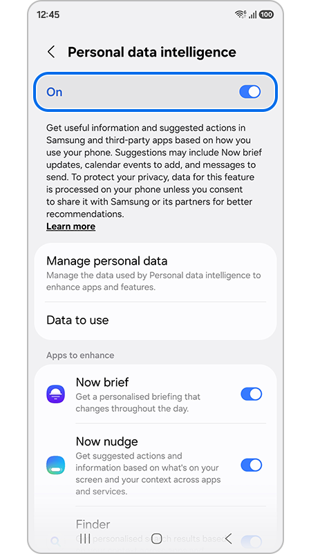 How to use the Now nudge feature on the Samsung Galaxy S26 series ...