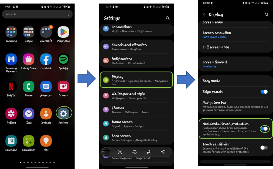 How to block accidental touches on your Galaxy smartphone? | Samsung LEVANT
