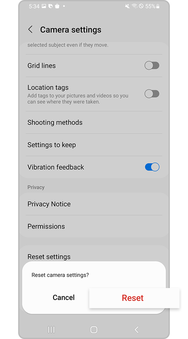 How to troubleshoot Camera app errors | Samsung LEVANT